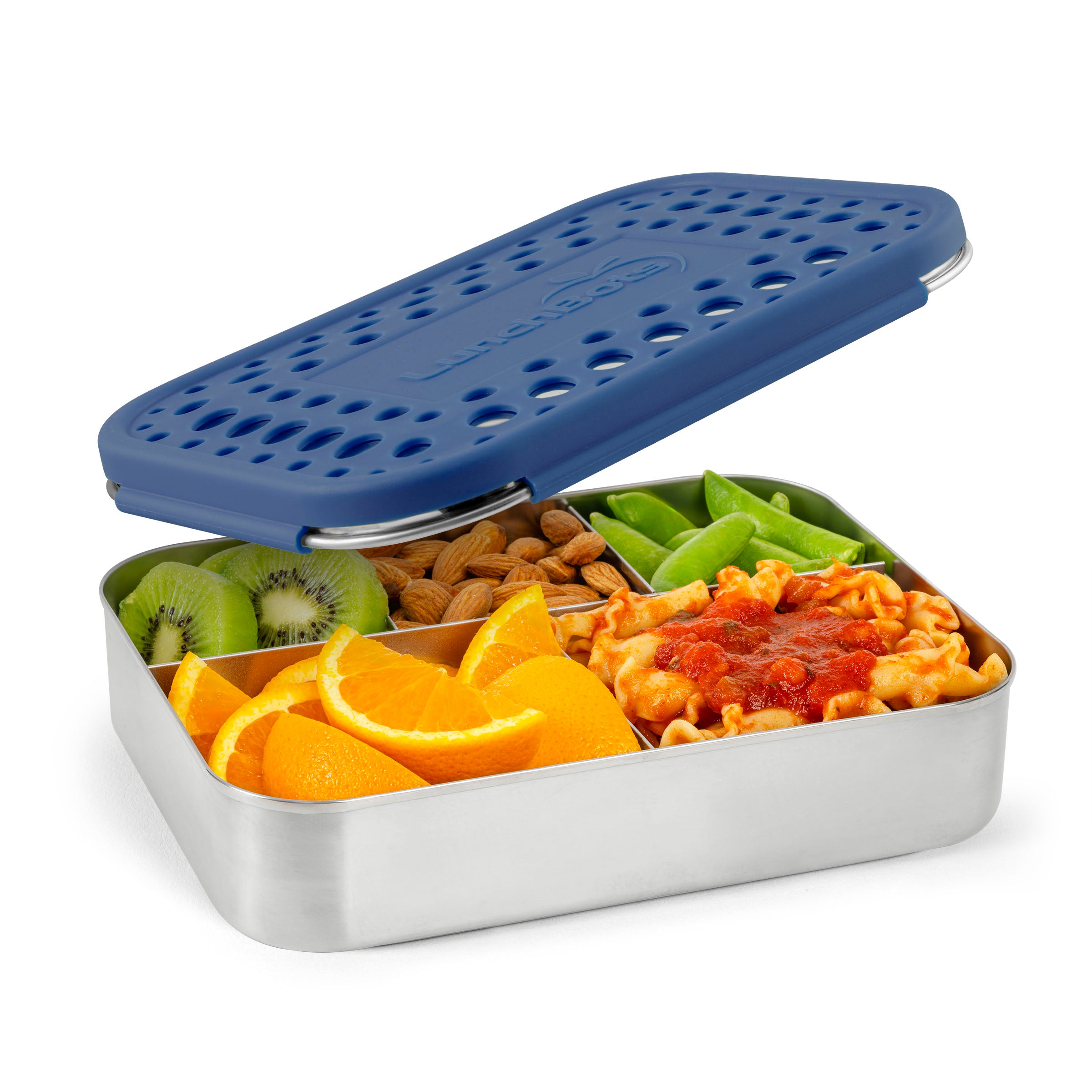 LunchBots Cinco Stainless Steel 5 Compartment Bento Box