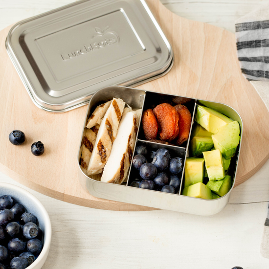 LunchBots Protein Packer Stainless Steel Bento Box