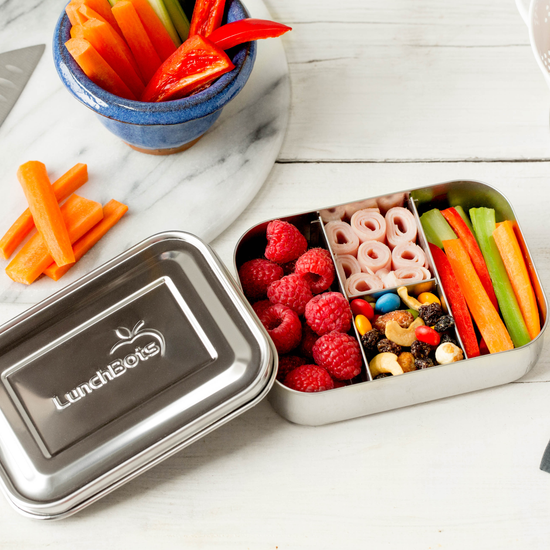 LunchBots Protein Packer Stainless Steel Bento Box